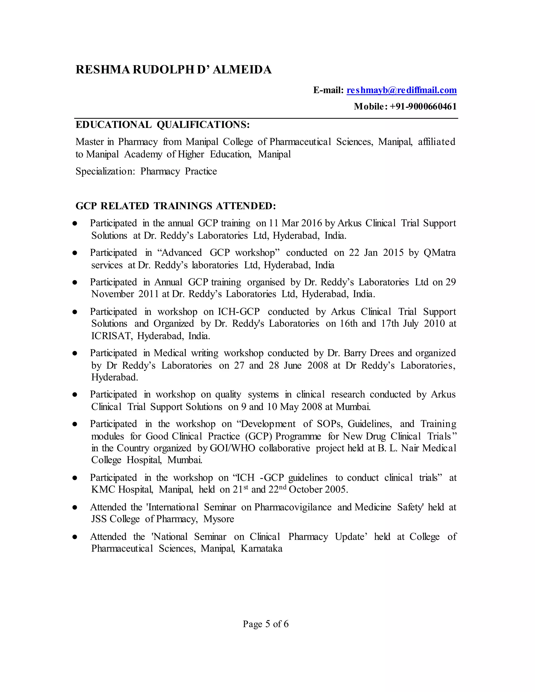 CV_Clin_Reshma 24 Jan 17 | DOCX