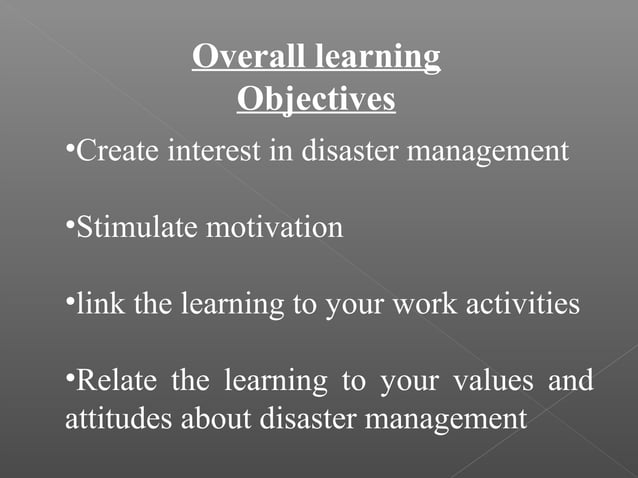 DISASTER PRESENTATION | PPT