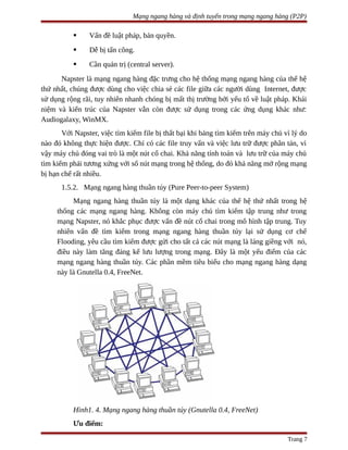GIÁO TRÌNH Mạng ngang hàng và định tuyến trong mạng ngang hàng (P2P) | PDF
