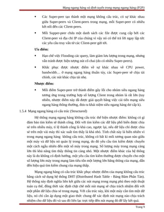 GIÁO TRÌNH Mạng ngang hàng và định tuyến trong mạng ngang hàng (P2P) | PDF