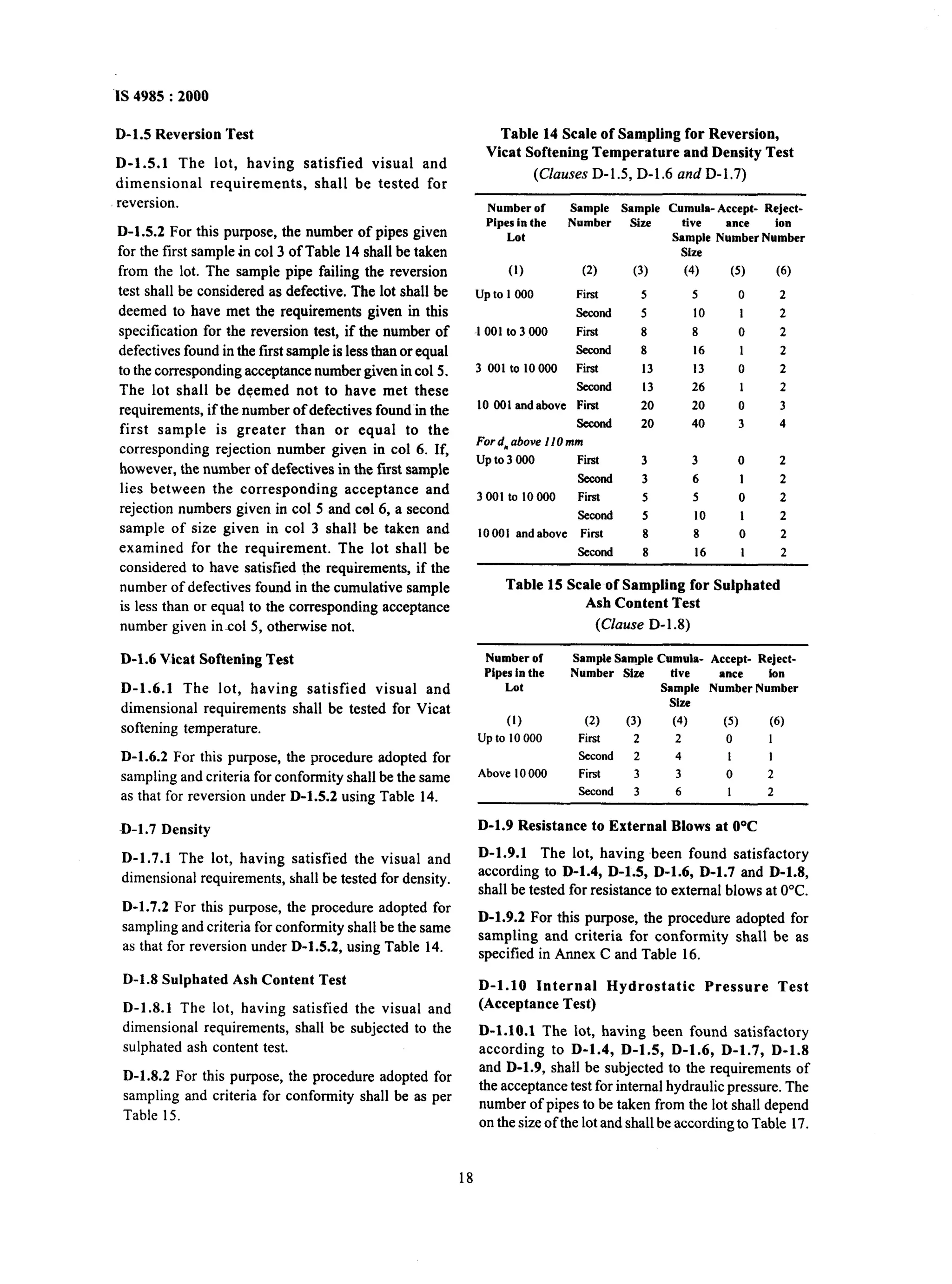 IS 4985 : 2000 | PDF