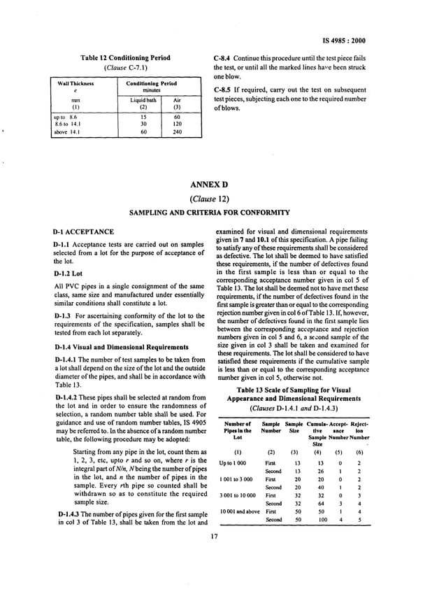IS 4985 : 2000 | PDF | Chemistry | Science