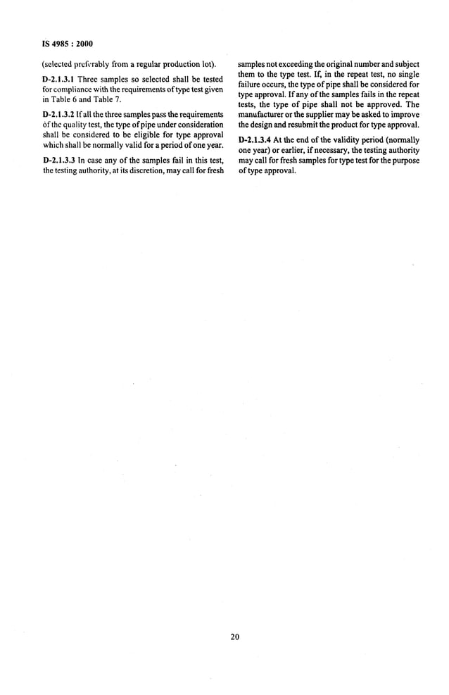 IS 4985 : 2000 | PDF | Chemistry | Science