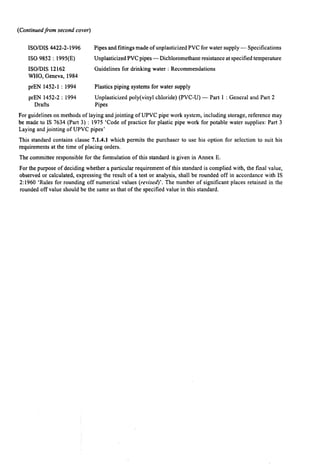 IS 4985 : 2000 | PDF