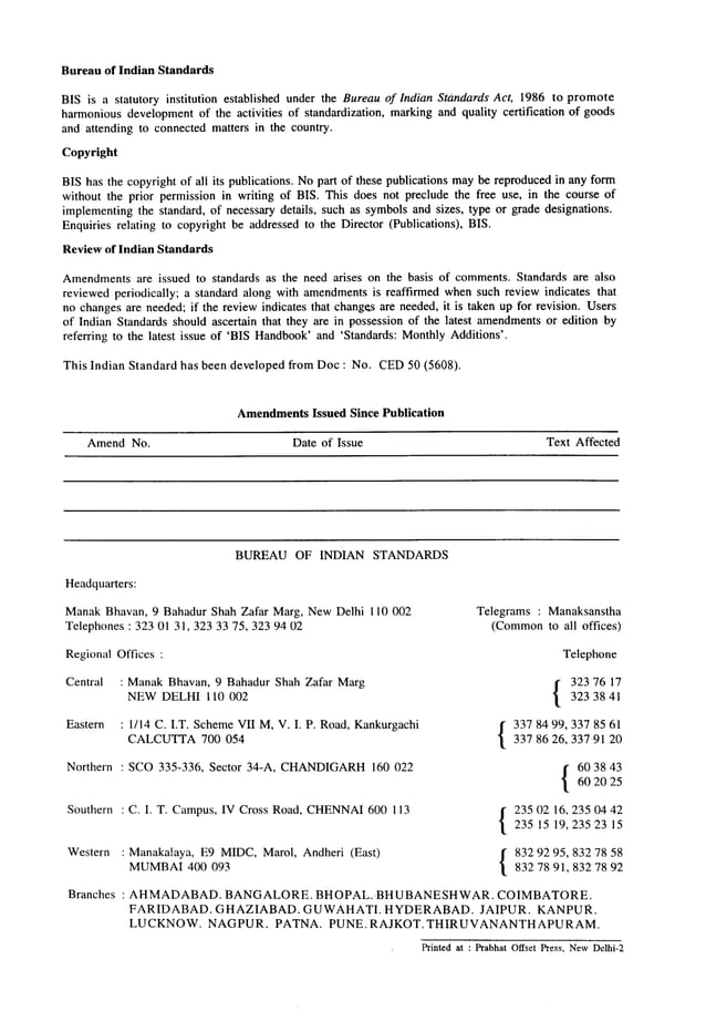 IS 4985 : 2000 | PDF | Chemistry | Science