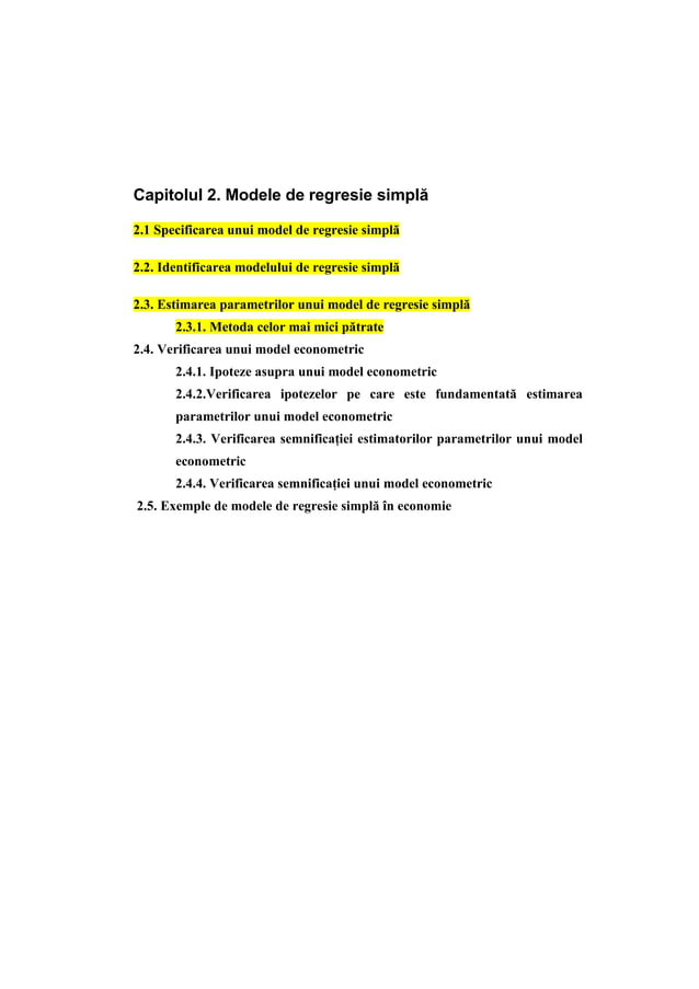 49855810 capitolul-2-regresia-liniara-pp1-33-slide-ej | PDF