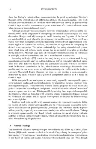 From Sets And Types To Topology And Analysis Towards Practicable ...