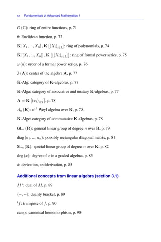 Fundamentals Of Advanced Mathematics 1 Bourles Henri | PDF