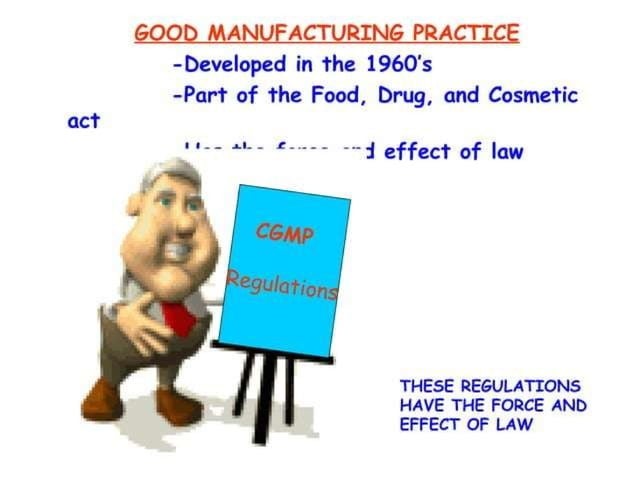 Good Manufacturing Practices Presentation | PPT