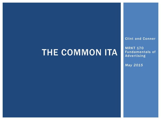 ITA Presentation | PPT