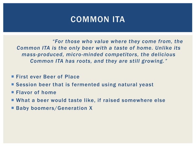 ITA Presentation | PPTX