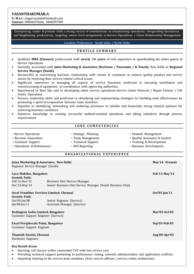 Vasanthakumar Resume | PDF
