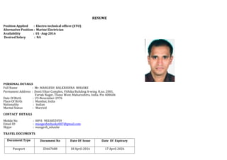 RESUME | DOC | Resume Writing and Advice | Job Search