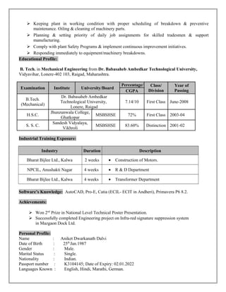 Project Engineer- (Design, Engineering, Planning & Coordination ...