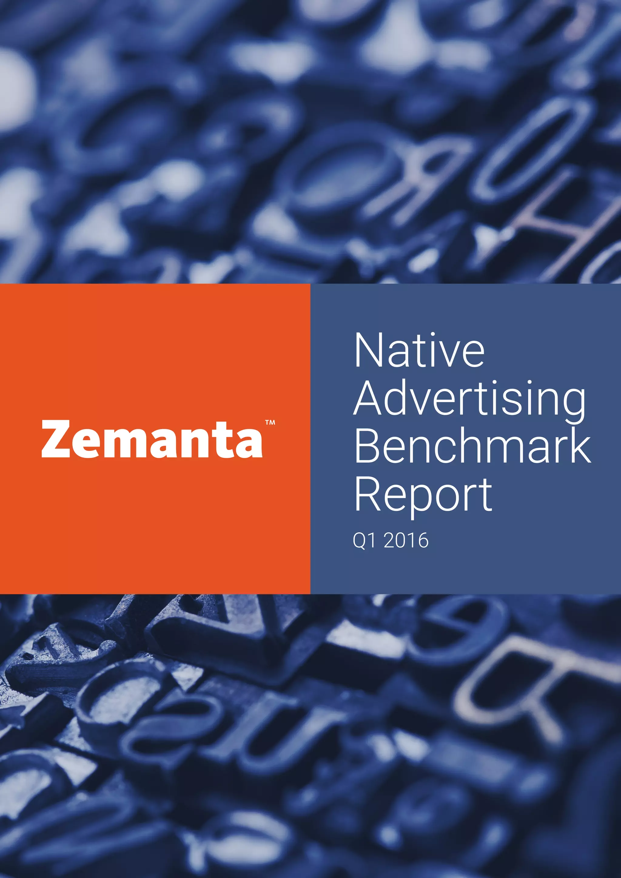 Zemanta Native Ads Benchmark Report | PDF