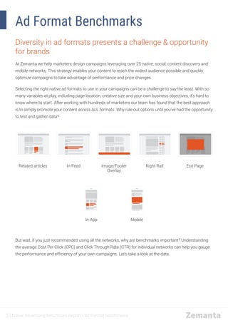 Zemanta Native Ads Benchmark Report | PDF