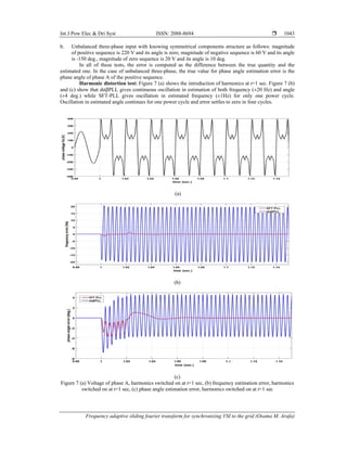 Frequency adaptive sliding fourier transform for synchronizing VSI to the grid | PDF