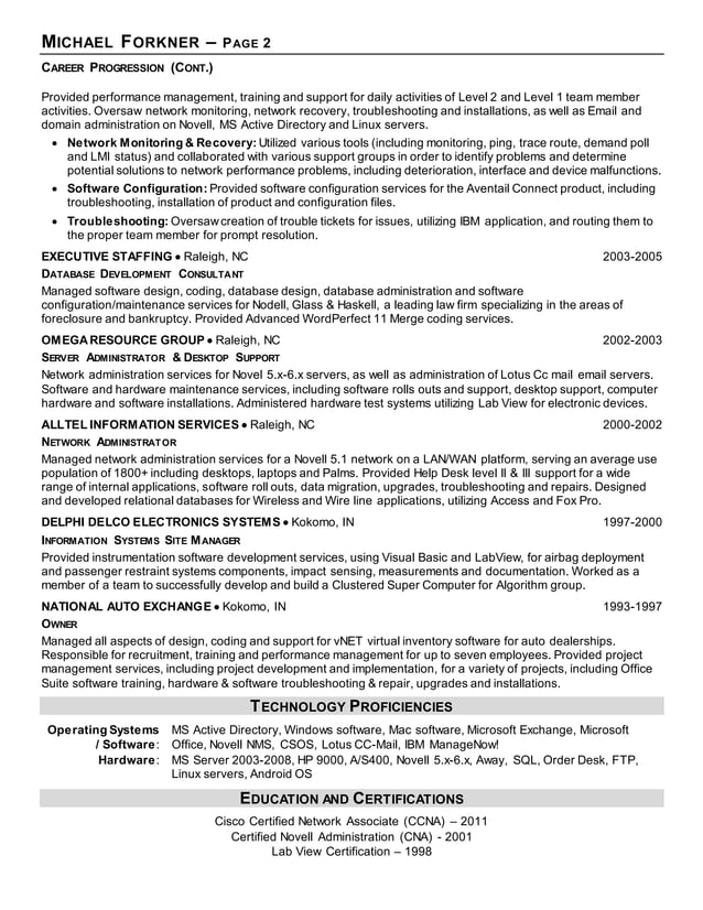 michaelresume | PDF | Free Download