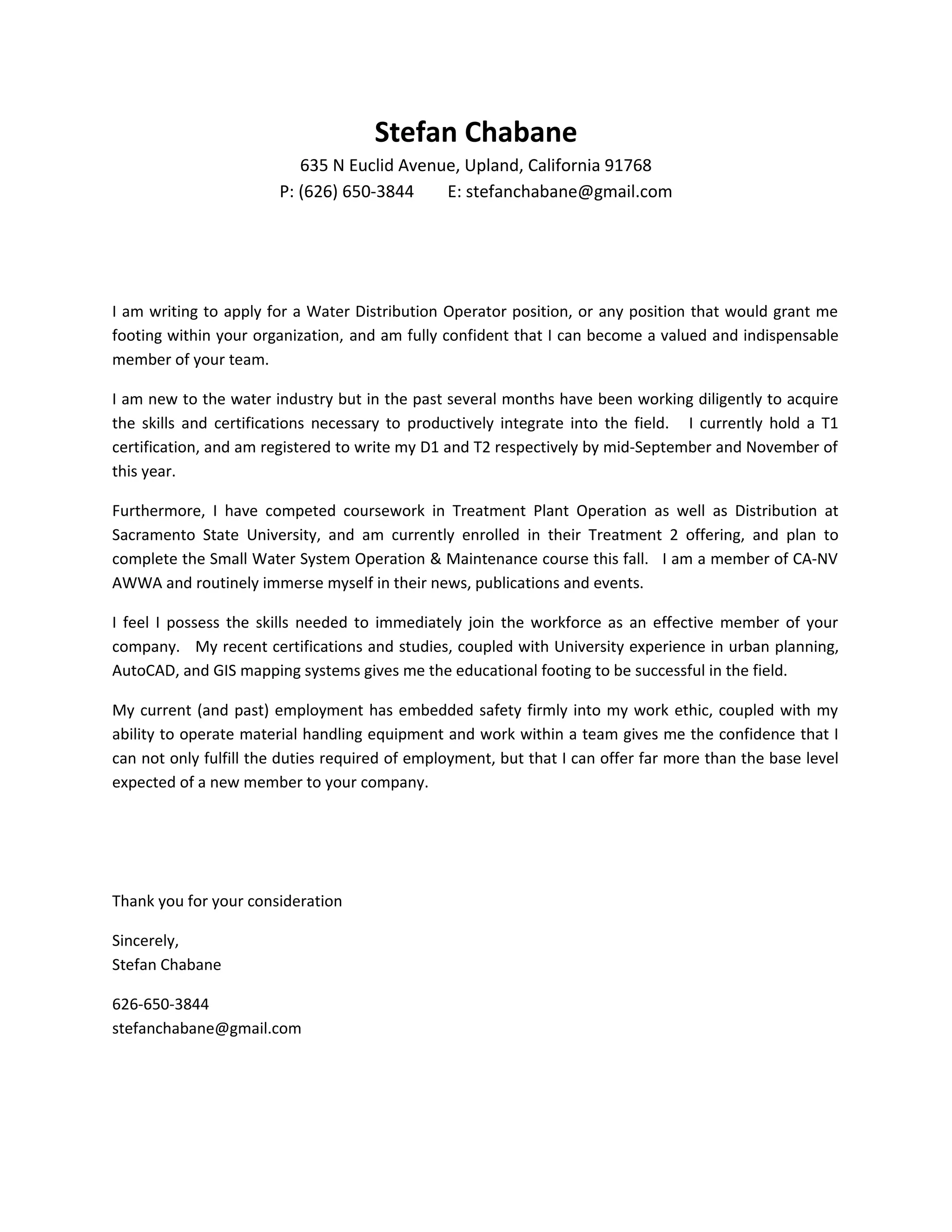 Stefan Chabane_2016 cover letter | DOC
