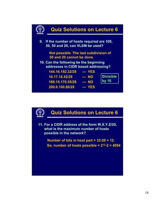 Lecture-07 .pdf | Computer Networking | Computing