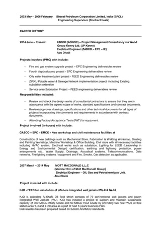 Vasanth_Electrical Engineer_CV_new | DOC