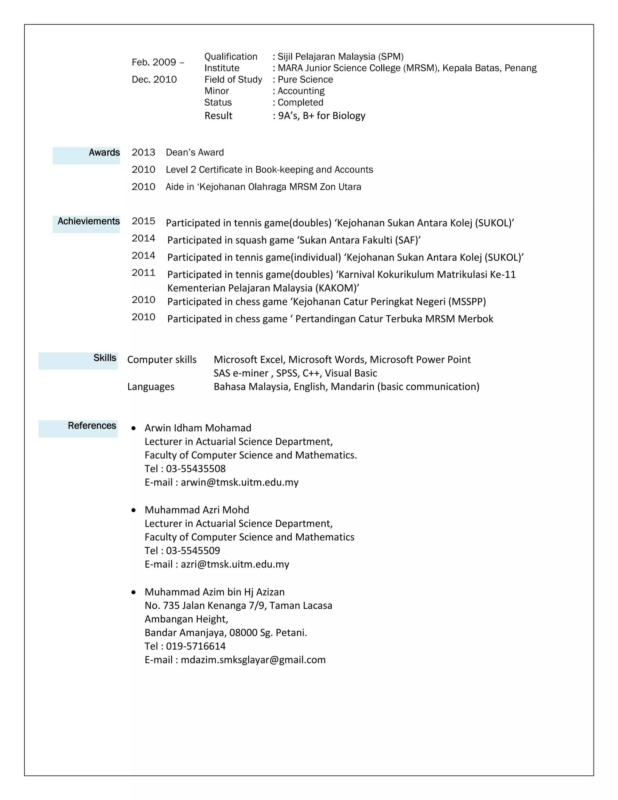 Resume_Internship | PDF