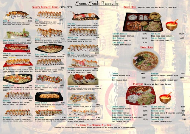 New Table Menu | PPT