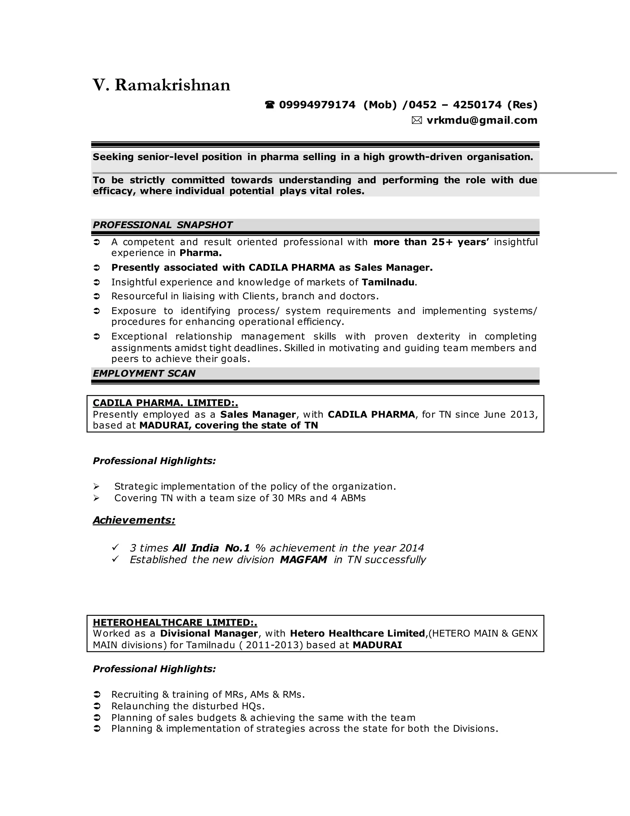 Resume - VRK - JUN 2015 | DOCX