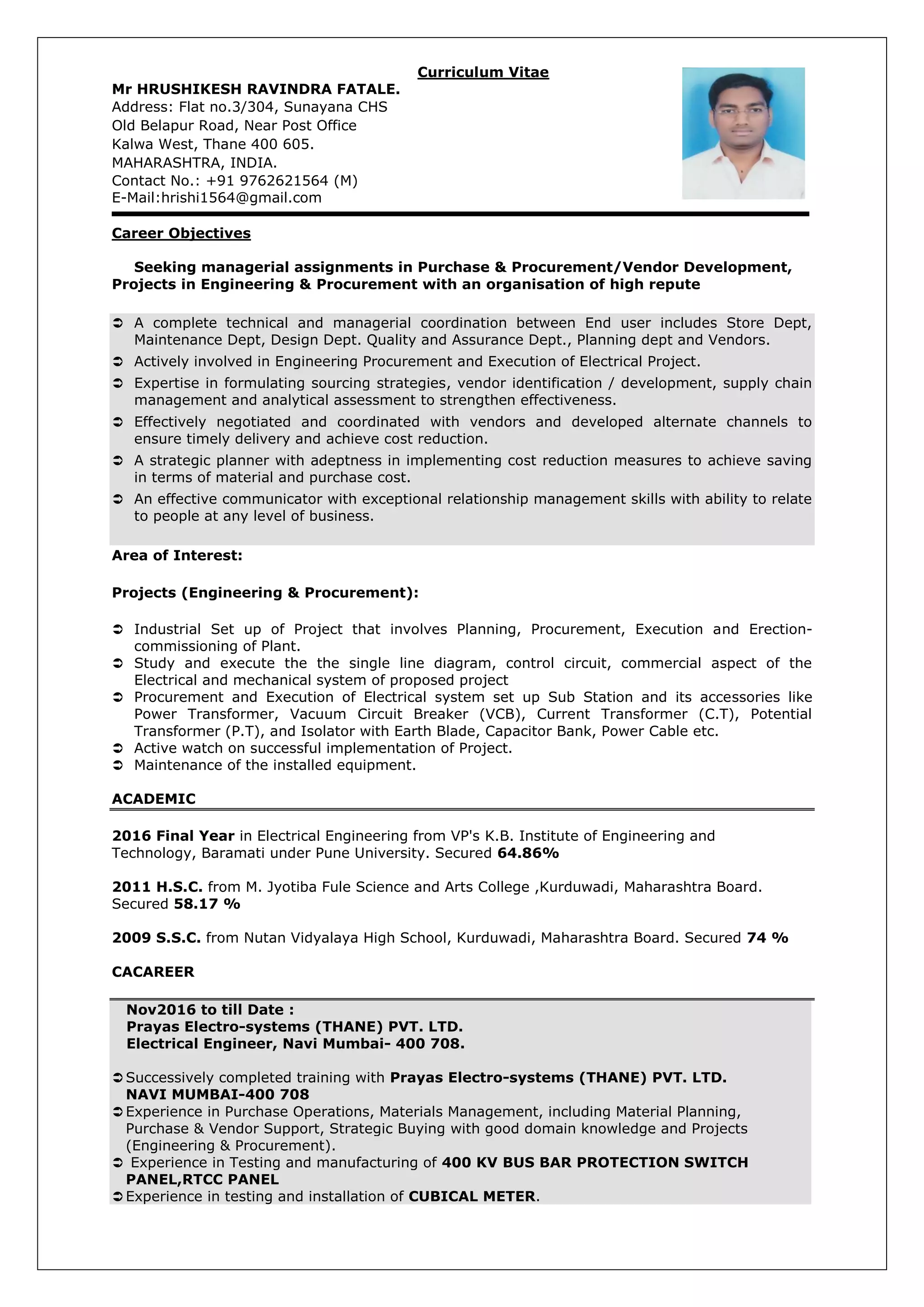 HRUSHIKESH_RESUME | PDF