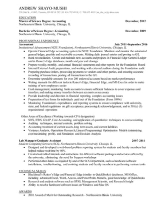 Resume - Andrew | PDF
