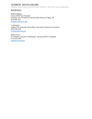 Resume - Andrew | DOCX