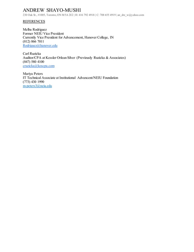 Resume - Andrew | PDF
