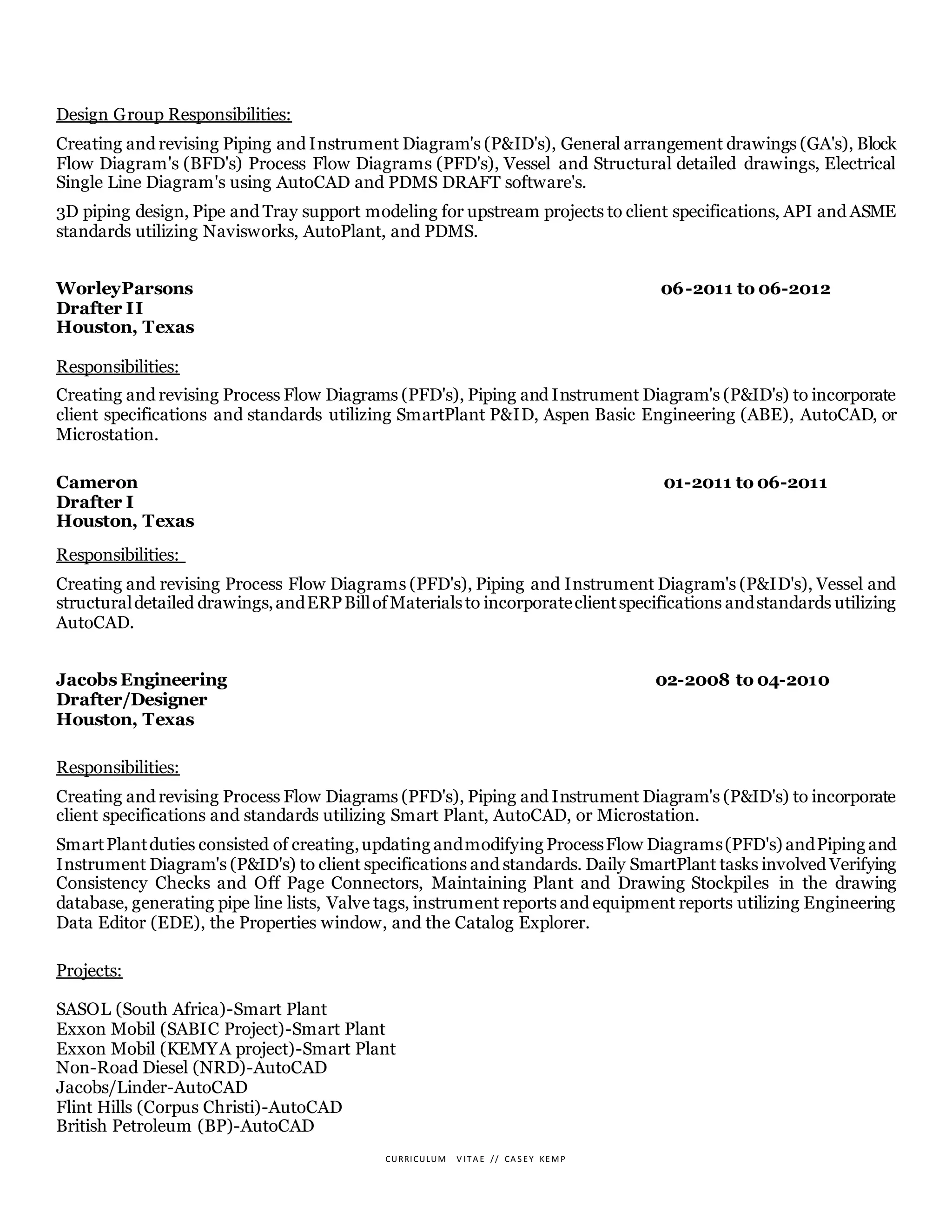 Casey Kemp Resume | PDF