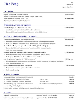 HanFeng-CV | PDF | Computer Software and Applications | Computing