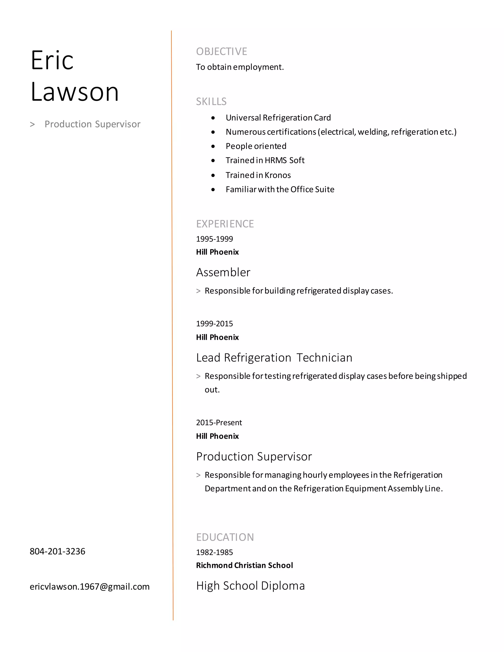 Eric Lawson Resume | DOCX