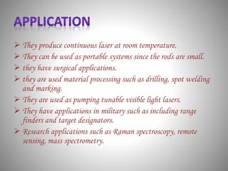 Ruby & Nd YAG laser By Sukdeep Singh | PPTX | Chemistry | Science