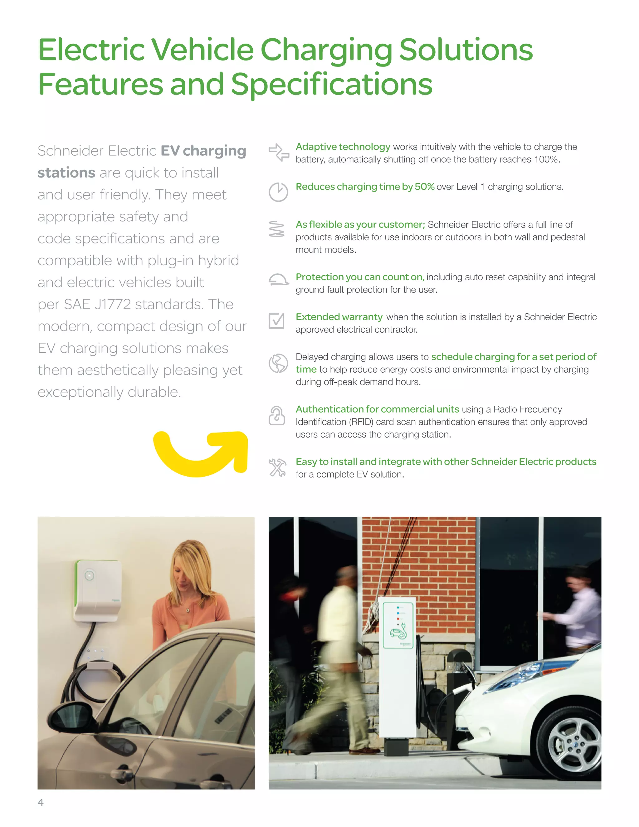 Electric Vehicle Charging Solutions Brochure | PDF