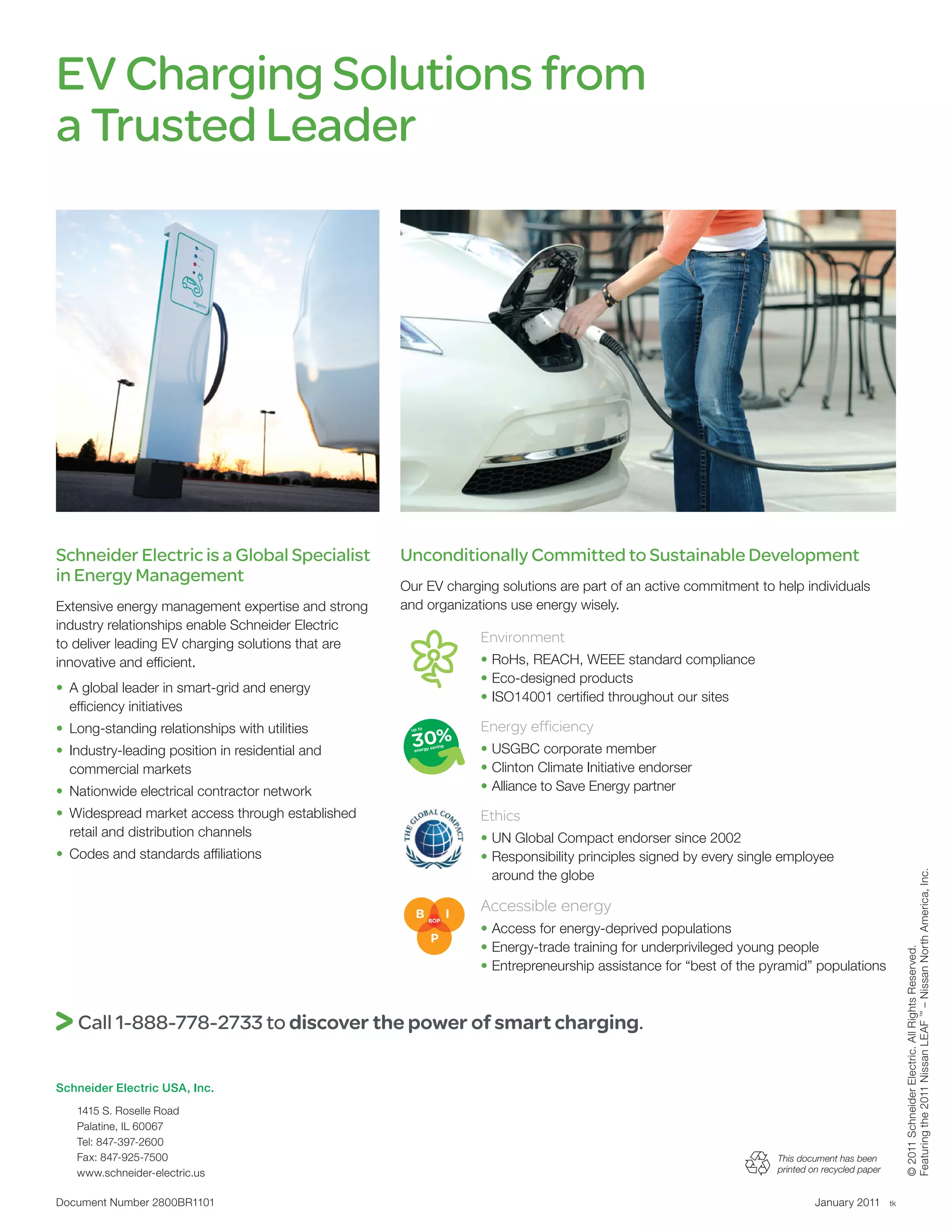 Electric Vehicle Charging Solutions Brochure | PDF