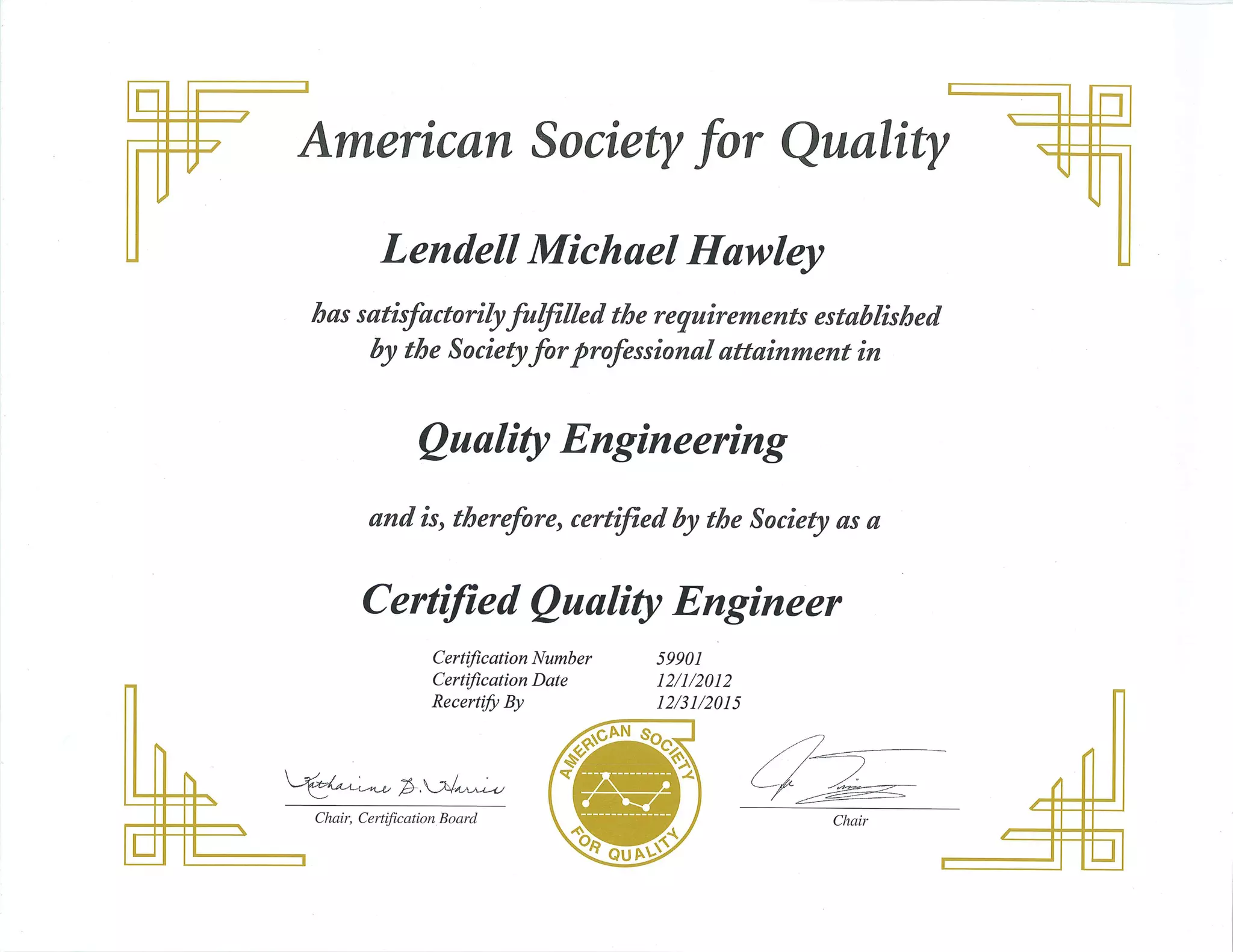 ASQ - Quality Engineer | PPT