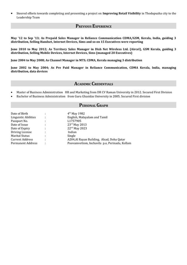 JACOB - CV (1) | PDF