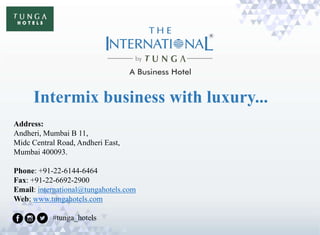 Tunga International Presentation Oct 2015 Updated | PPTX