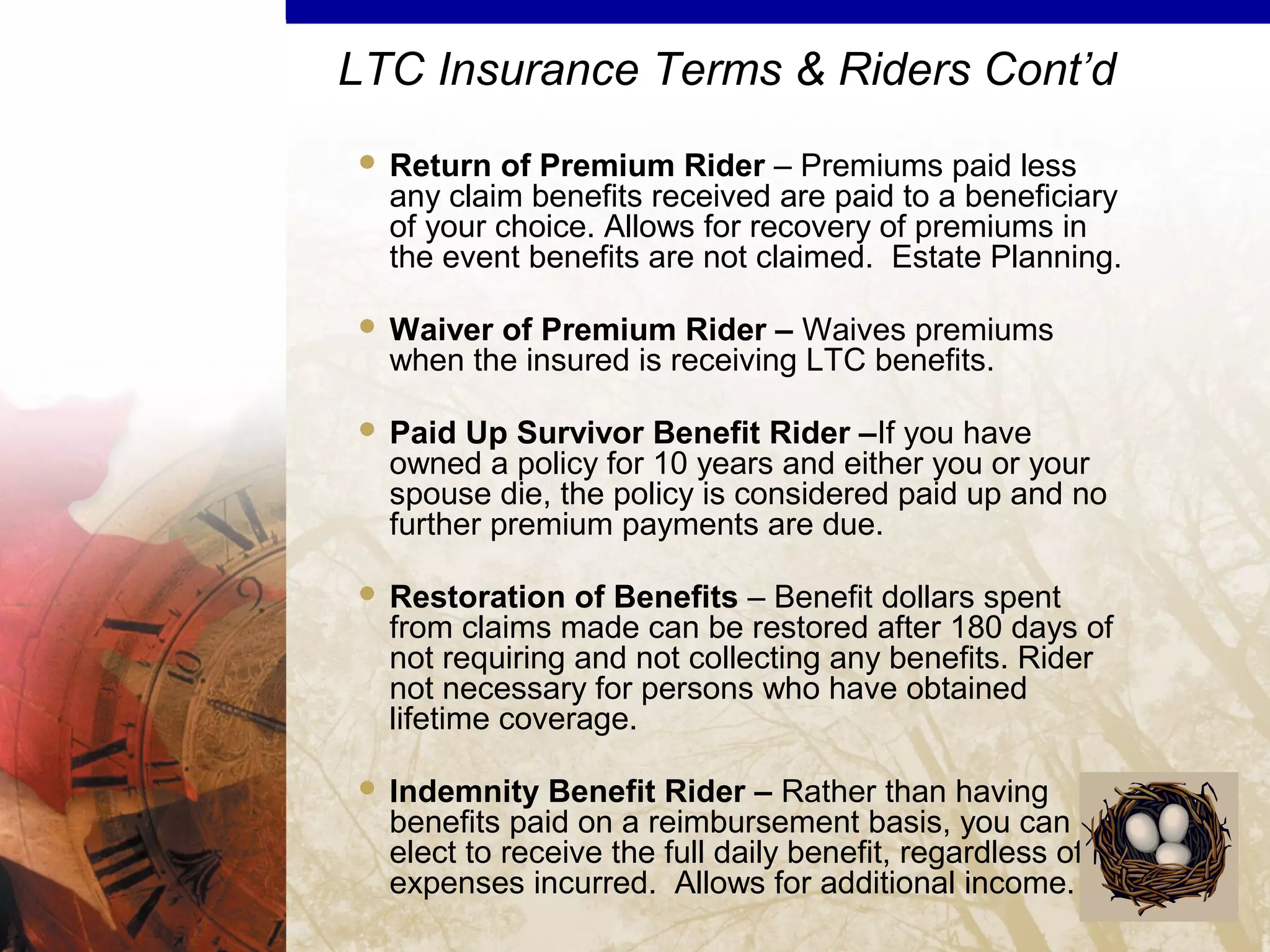 30 Minute LTC Presentation | PPT | Government Support and Welfare ...