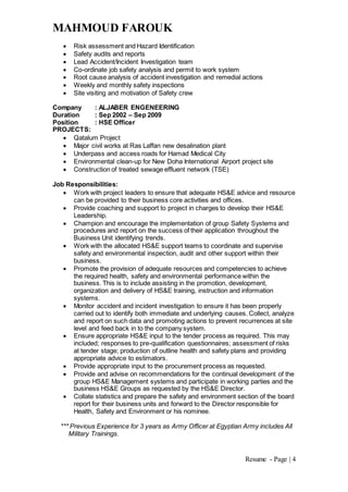 Mahmoud Farouk_CV | PDF