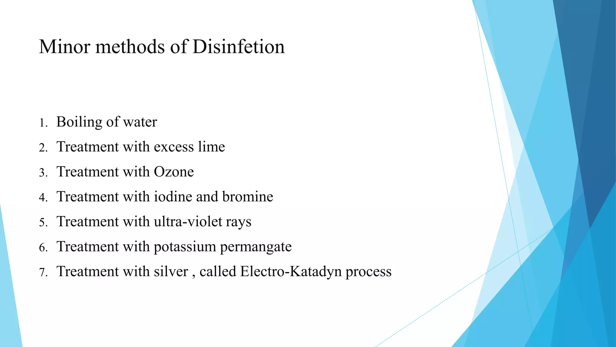Chlorination - Disinfecting agent used in water treatment | PPTX