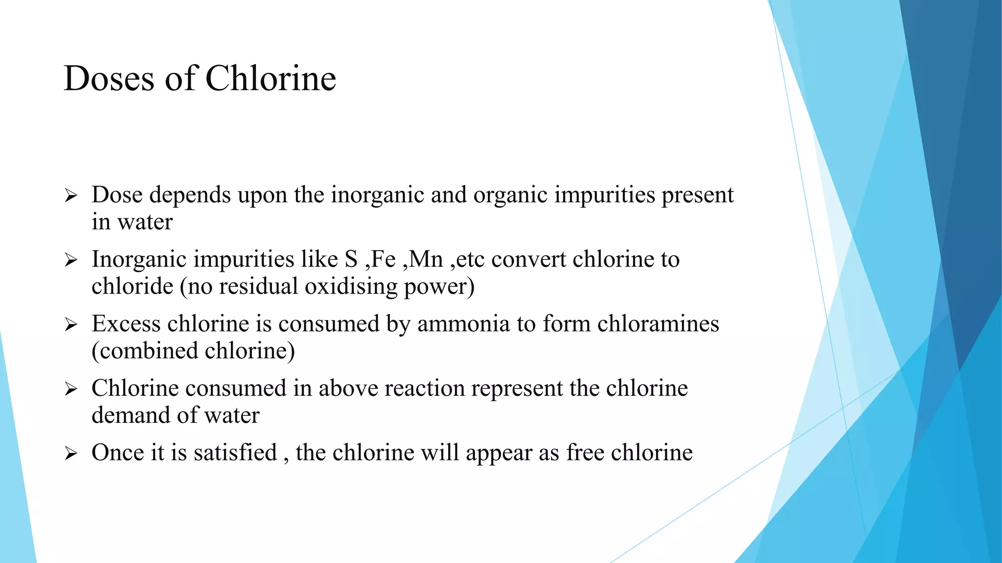 Chlorination - Disinfecting agent used in water treatment | PPTX