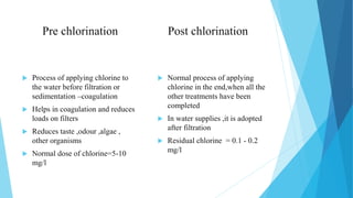 Chlorination - Disinfecting agent used in water treatment | PPTX ...