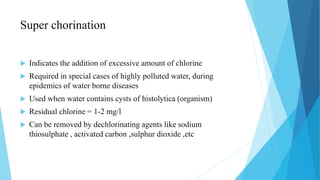 Chlorination - Disinfecting agent used in water treatment | PPTX ...