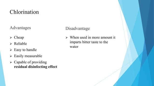 Chlorination - Disinfecting agent used in water treatment | PPTX ...