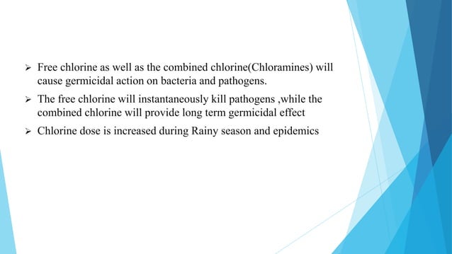 Chlorination - Disinfecting agent used in water treatment | PPT