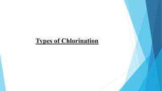 Chlorination - Disinfecting agent used in water treatment | PPTX ...
